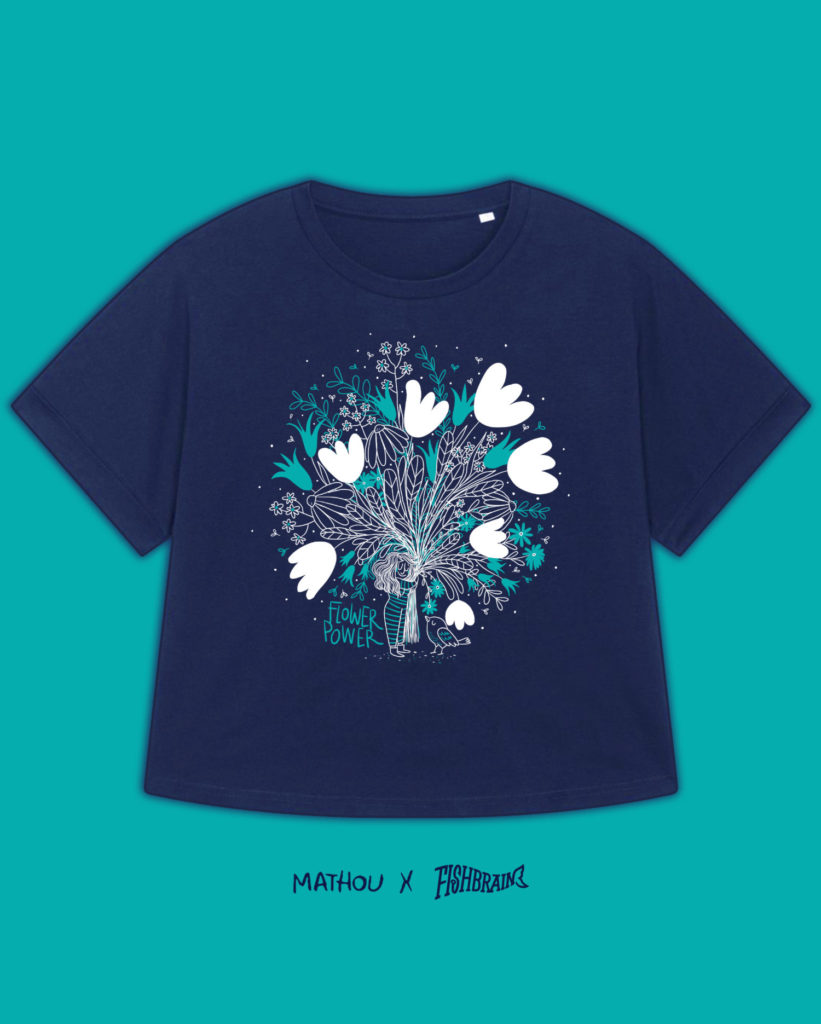 Teeshirt de l'illustratrice angevine Mathou Illustration en ...